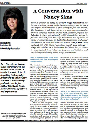 The Robert Toigo Foundation » Blog Archive A Conversation with Nancy ...